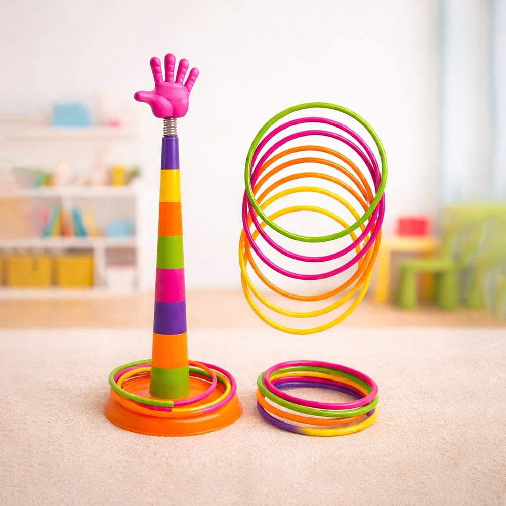 Toyshine 2 in 1 Ring Toss Shape Sorter Learning Game Price - Buy Online ...