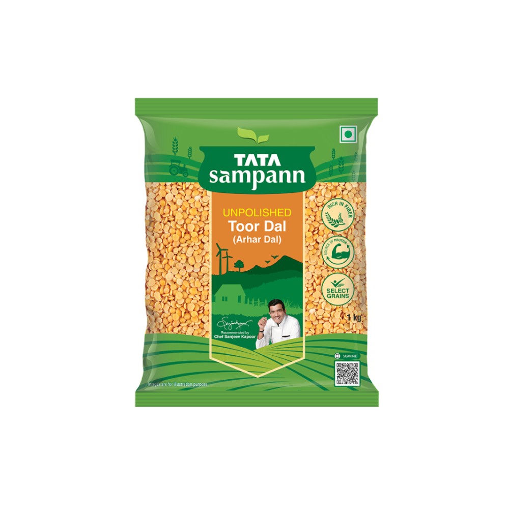 Tata Sampann Unpolished Toor Dal/Arhar Dal Price - Buy Online at ₹186 ...