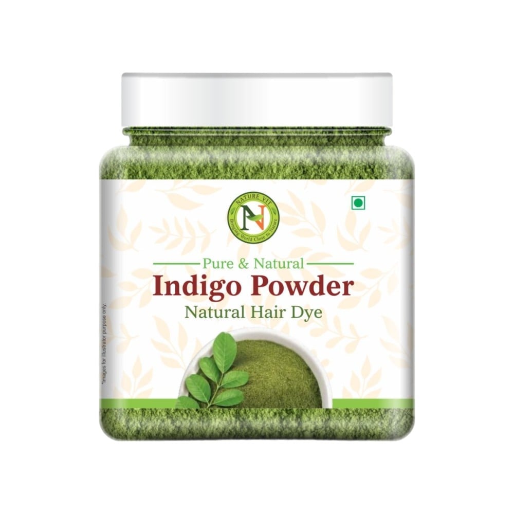 Nature Vit Indigo Powder for Hair Dye Price - Buy Online at ₹199 in India
