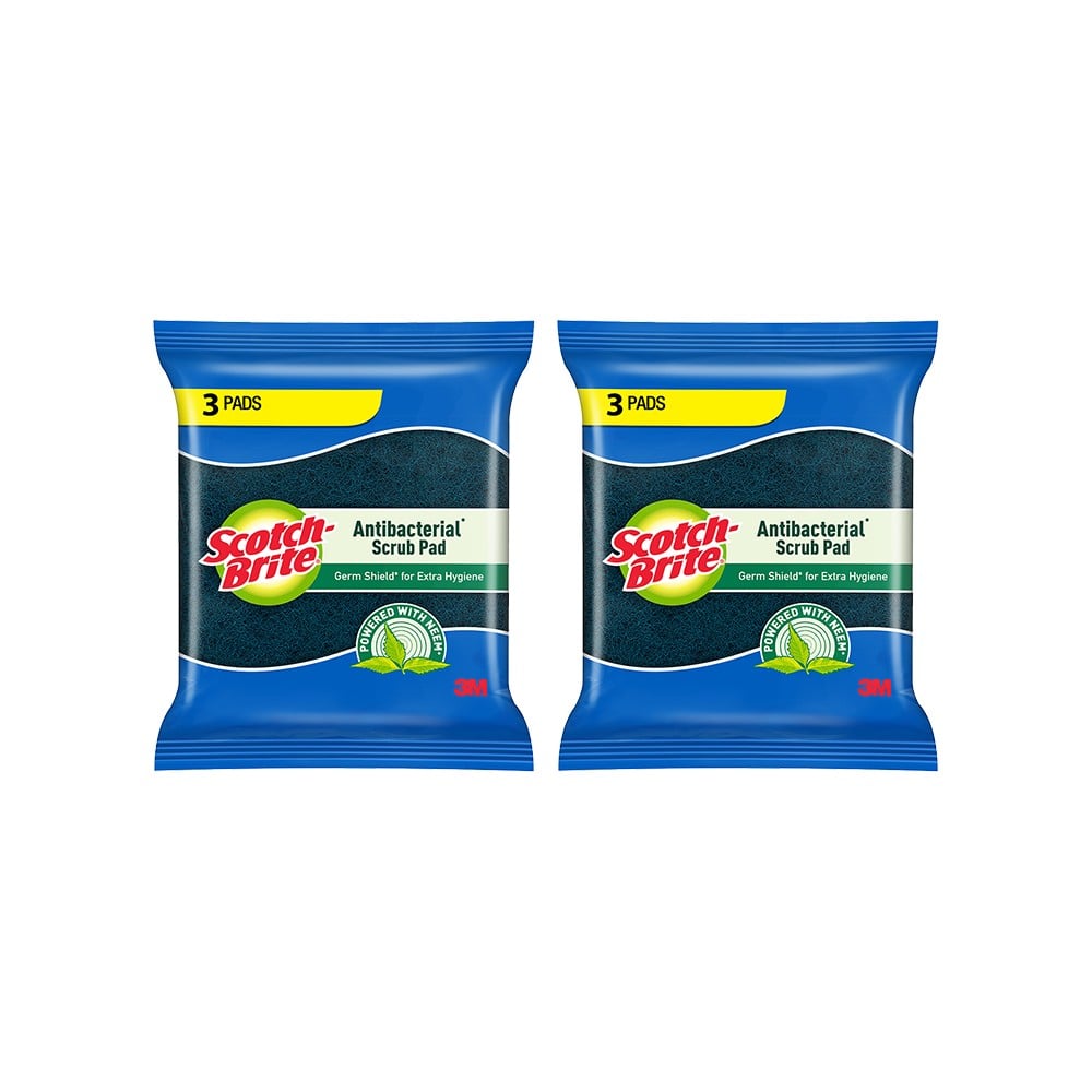Scotch Brite Antibacterial Scrub Pad - Pack of 2 Price - Buy Online at ...