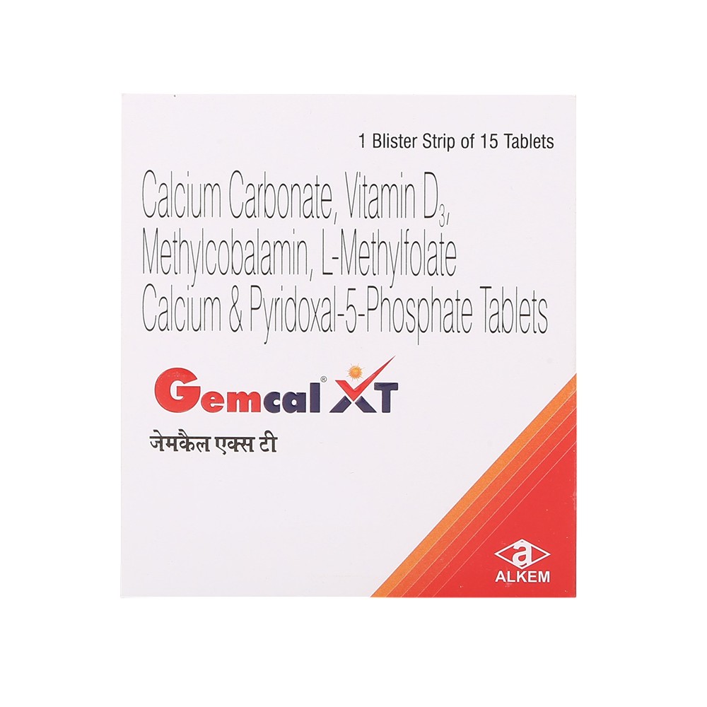 Gemcal XT Tablets Price - Buy Online at ₹226 in India