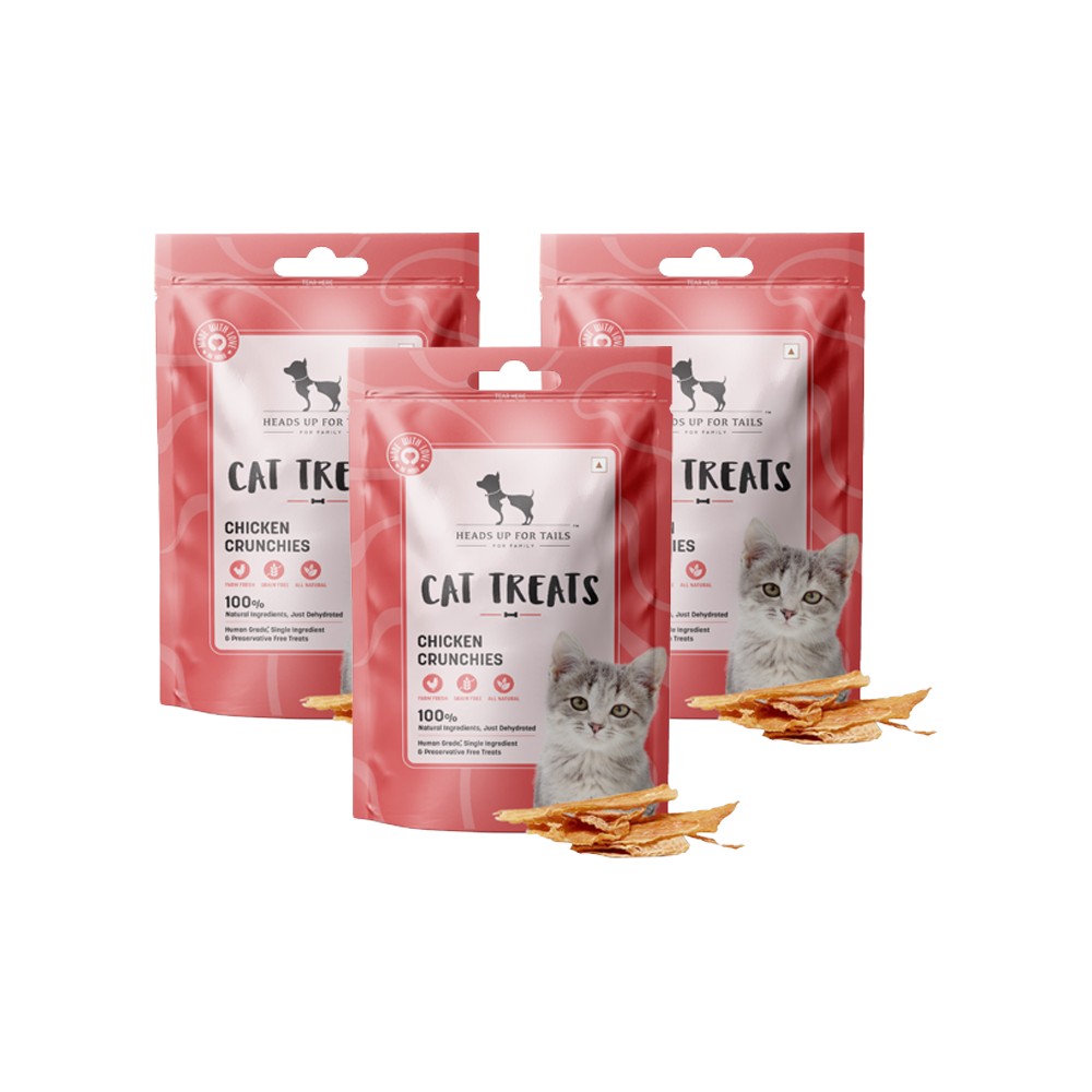 HUFT Meowsi Chicken Crunchies Crunchy Cat Treat - Pack of 3 Price - Buy ...
