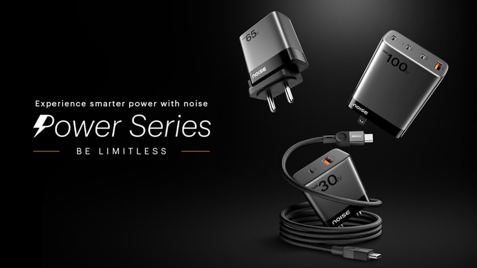 Noise Power Series GaN charger (Black, 100 W) Price - Buy Online at ...