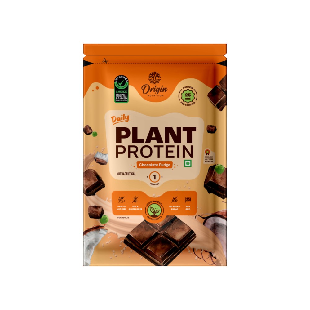 Origin Nutrition Daily Plant Protein (Chocolate Fudge) Price - Buy ...
