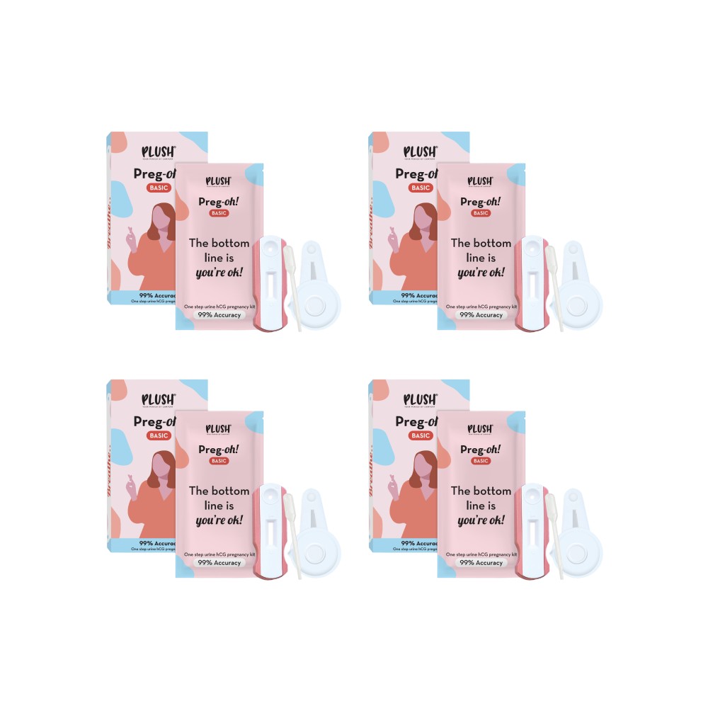 Plush Preg Oh Basic Pregnancy Test Kit Pack Of 4 Price Buy Online 7339