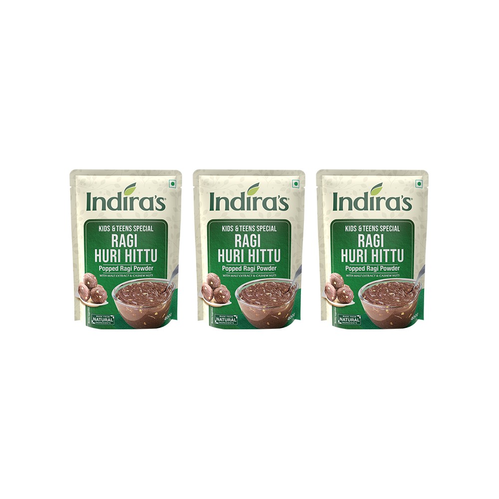 Indira's Popped Ragi Flour - Pack of 3 Price - Buy Online at Best Price ...