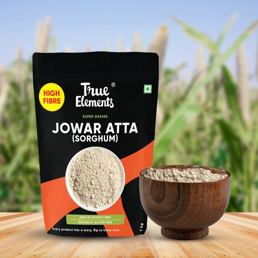 True Elements Jowar Flour - Sorghum Atta Price - Buy Online at ₹157 in ...