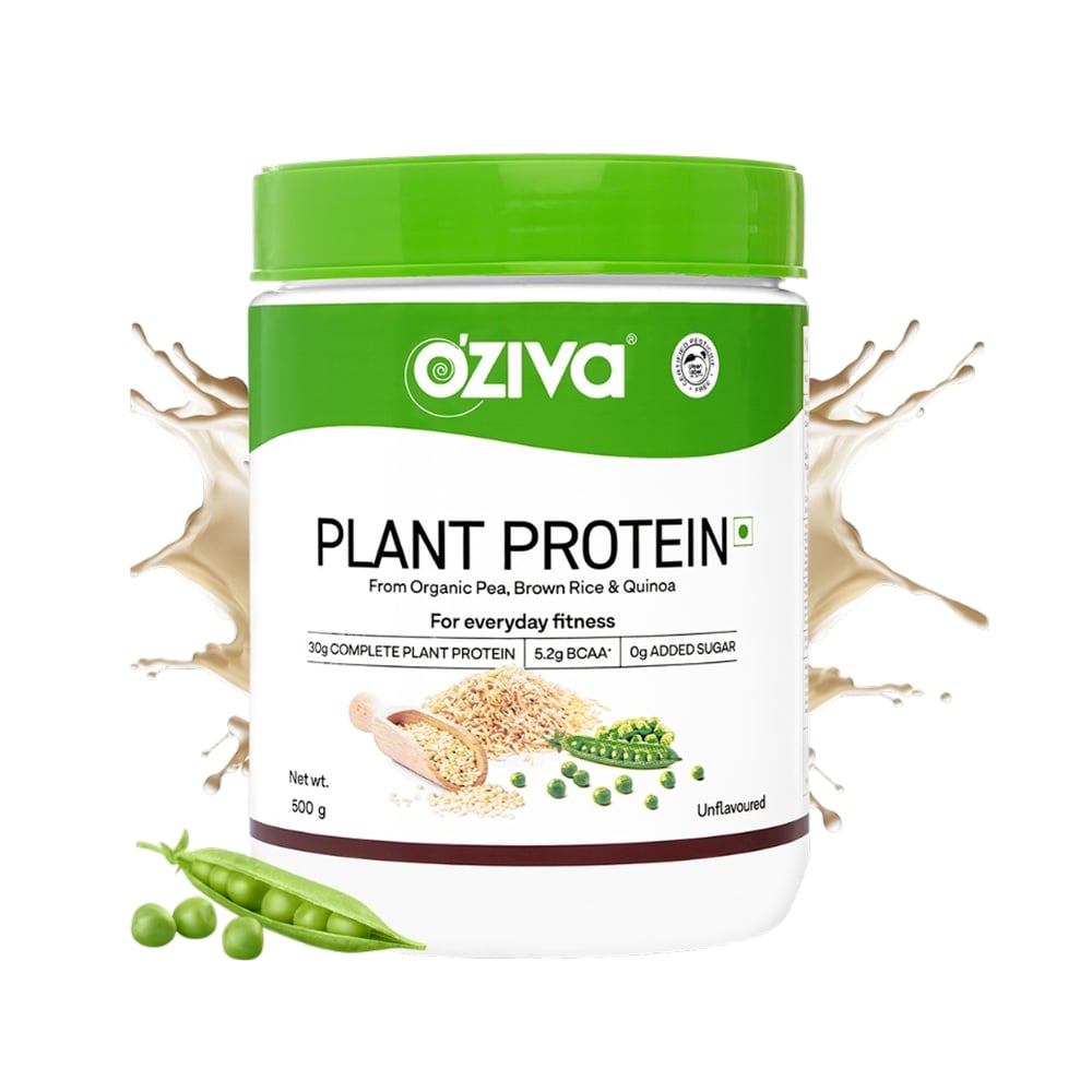 OZiva Plant Protein Powder (Unflavoured) Price - Buy Online at ₹1299 in ...