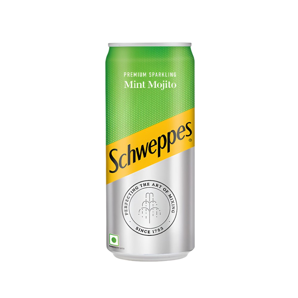 Schweppes Premium Sparkling Sparkling Drink (Mint Mojito) Price - Buy ...