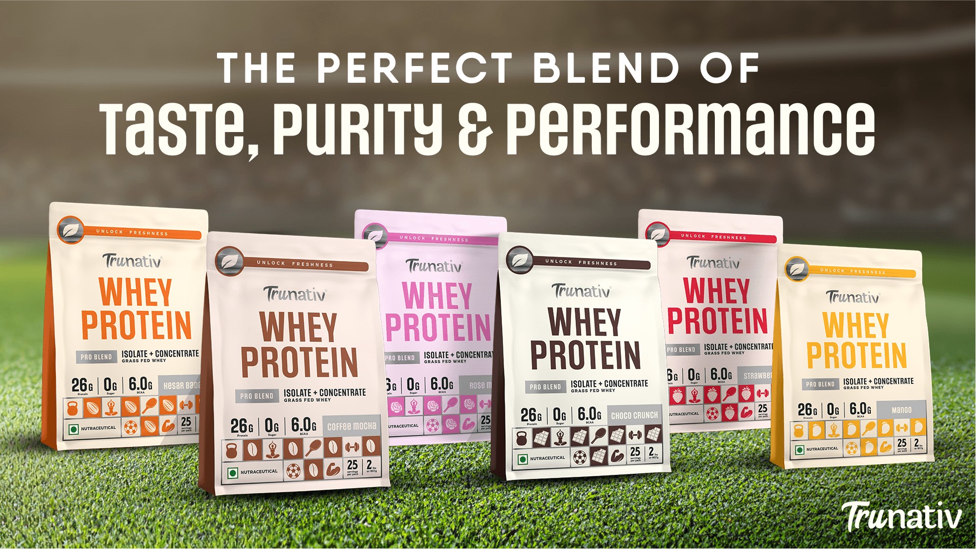 Trunativ Pro Blend Whey Protein (Strawberry) Price - Buy Online at Best ...