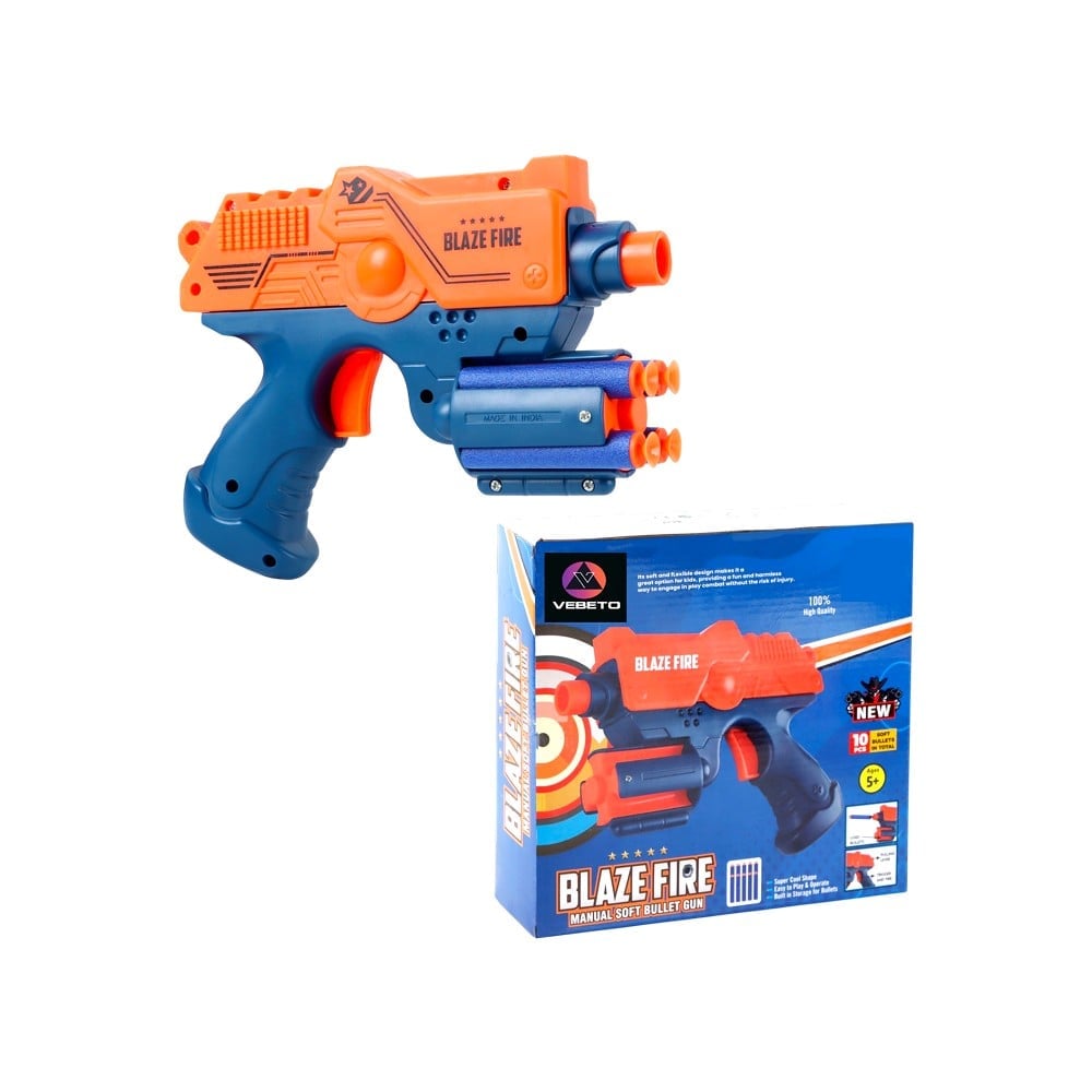 VEBETO Blaze Fire Foam Bullets Toy Gun Price - Buy Online at Best Price ...