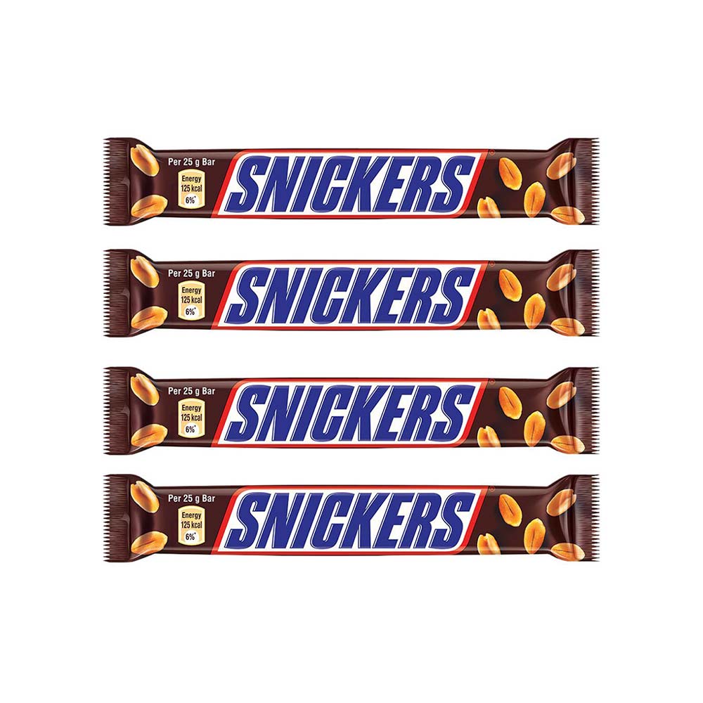 Snickers Peanut Filled Bar - Pack of 4 Price - Buy Online at Best Price ...