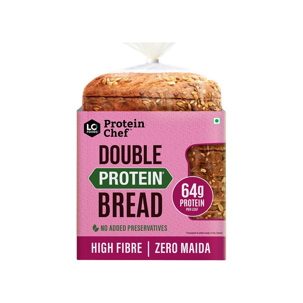 Protein Chef Double Protein Bread (64 g), Multigrain Price - Buy Online ...