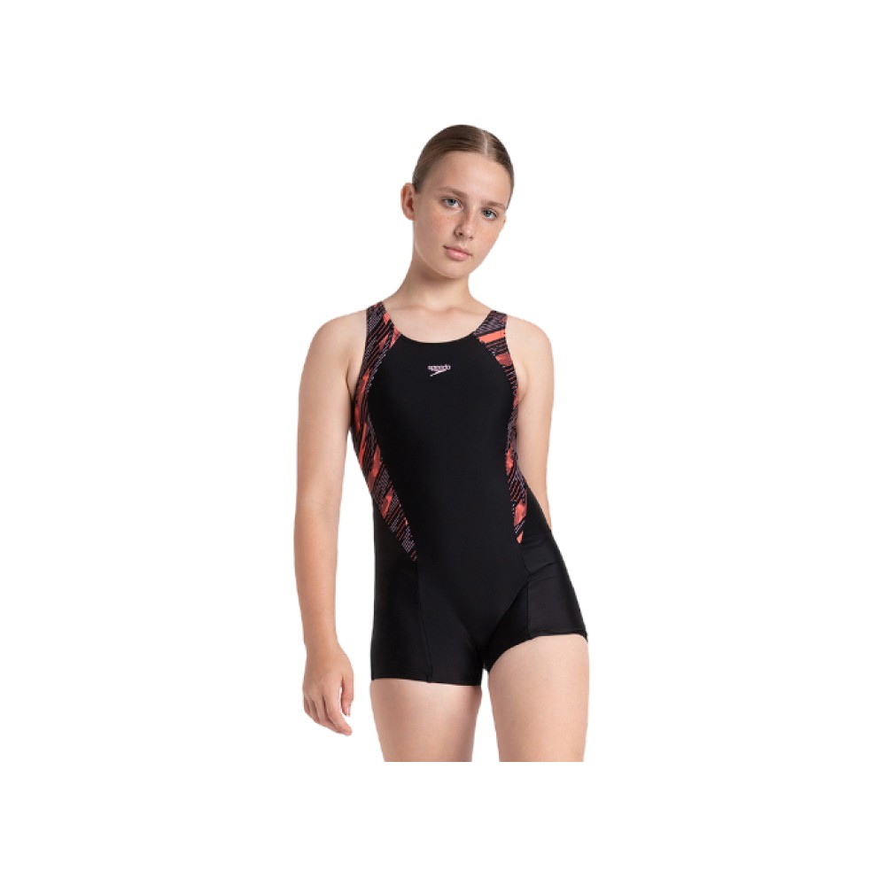 Speedo Girl's Hyperboom Splice Muscleback Legsuit (Black) Price - Buy ...