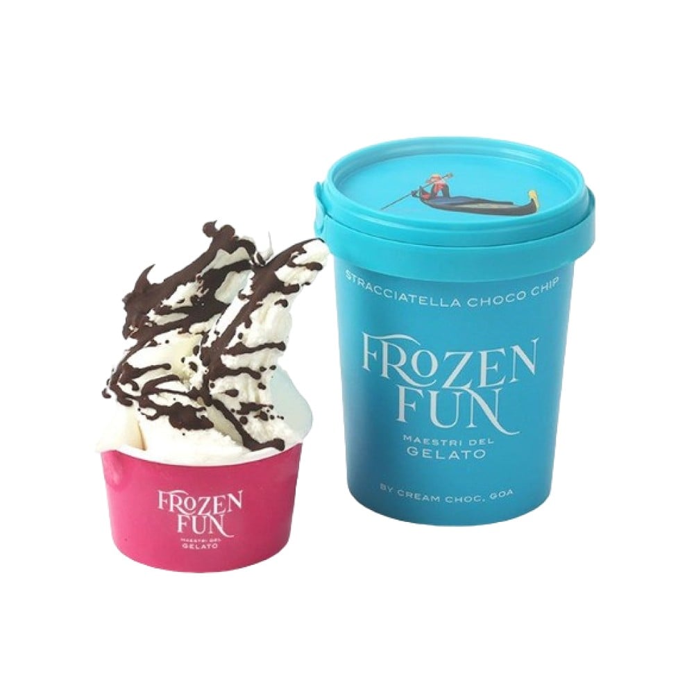Frozen Fun Stracciatella Choco Chip Gelato Cup Price - Buy Online at ...
