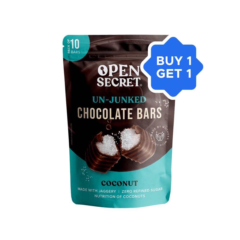 Open Secret Coconut Filled Bar Chocolate Pack (Home Pack) - Buy 1 Get 1 ...