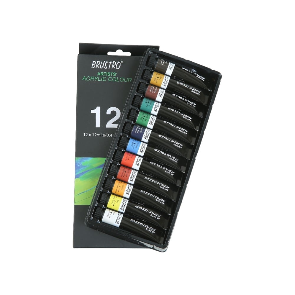 Brustro Artists’ Acrylic Color (Multicolour) Price - Buy Online at Best ...