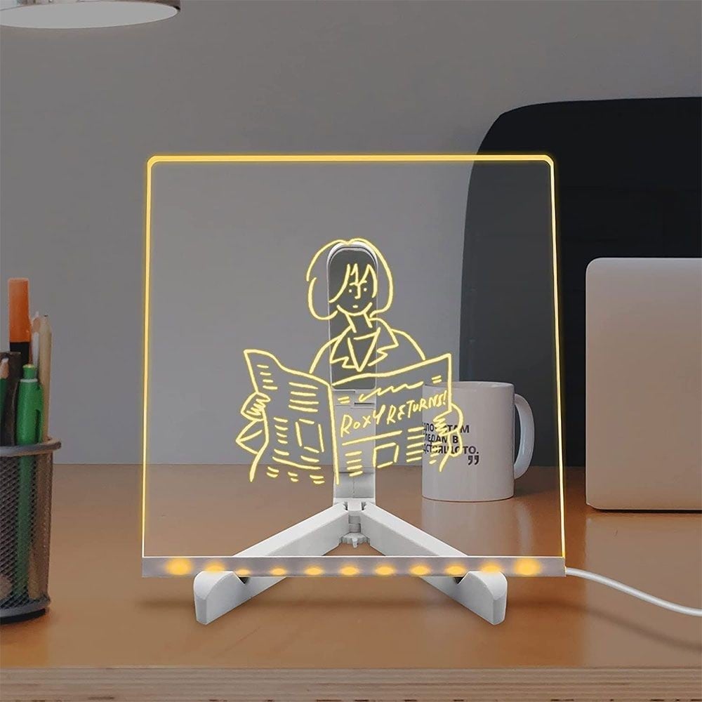 DesiDiya 3D Acrylic LCD Writing Pad with Pen & Light (5 W) Price - Buy ...