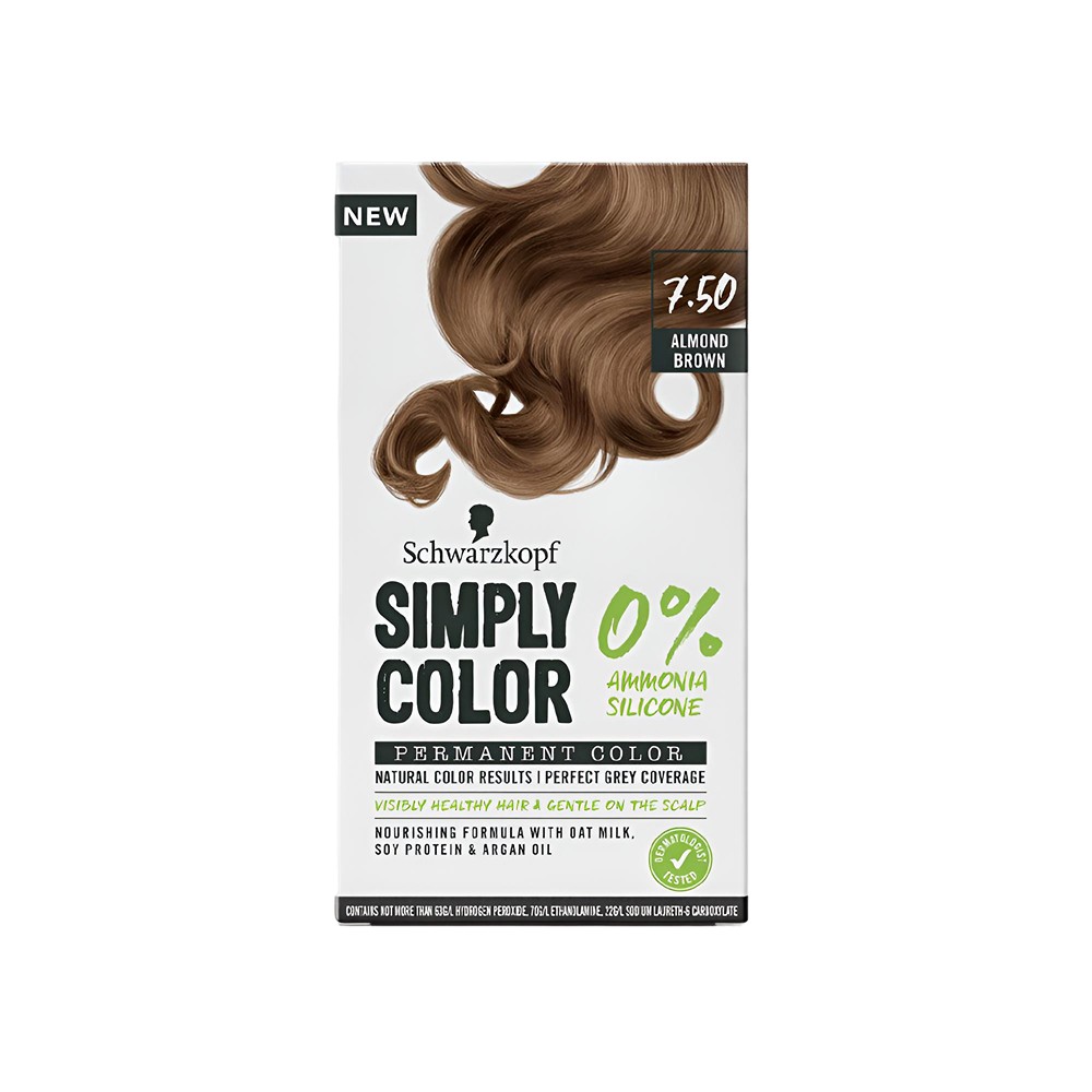 Schwarzkopf Simply Color Hair Colour (Almond Brown) Price - Buy Online ...