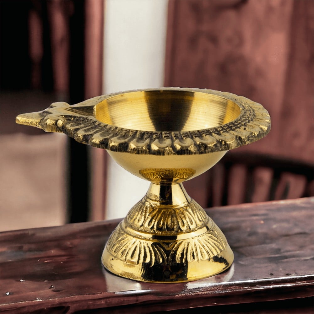 Kuber Brass Diya by Chandar Price - Buy Online at ₹209 in India