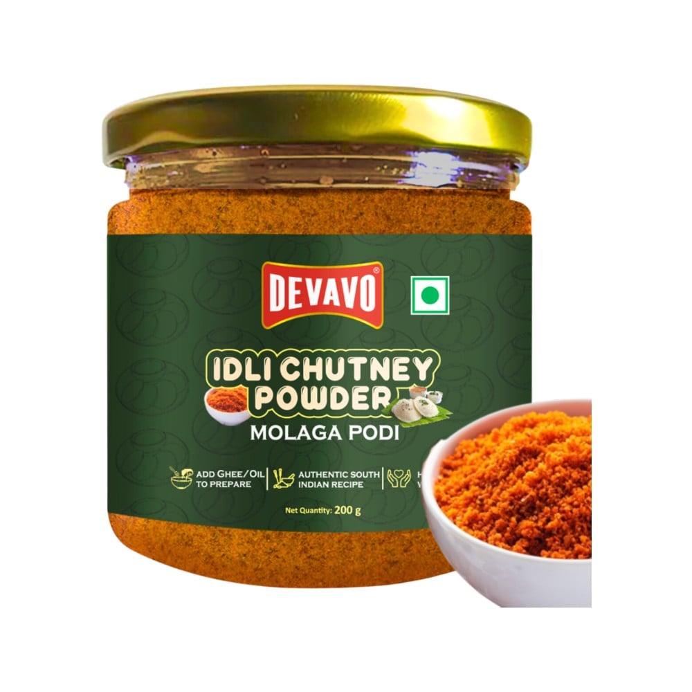 Devavo Molaga Podi Idli Chutney Powder Price - Buy Online at ₹249 in India