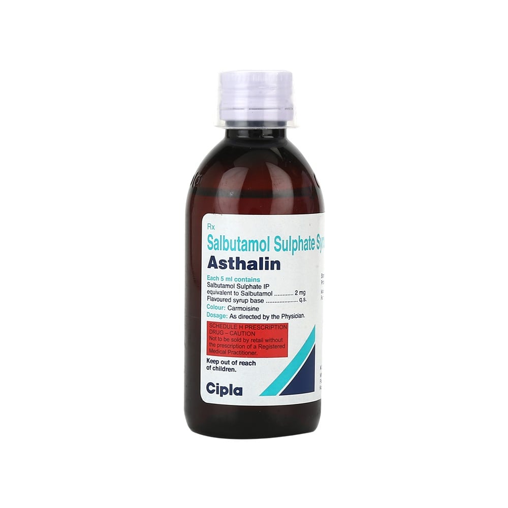 Asthalin Syrup Price - Buy Online at ₹18 in India