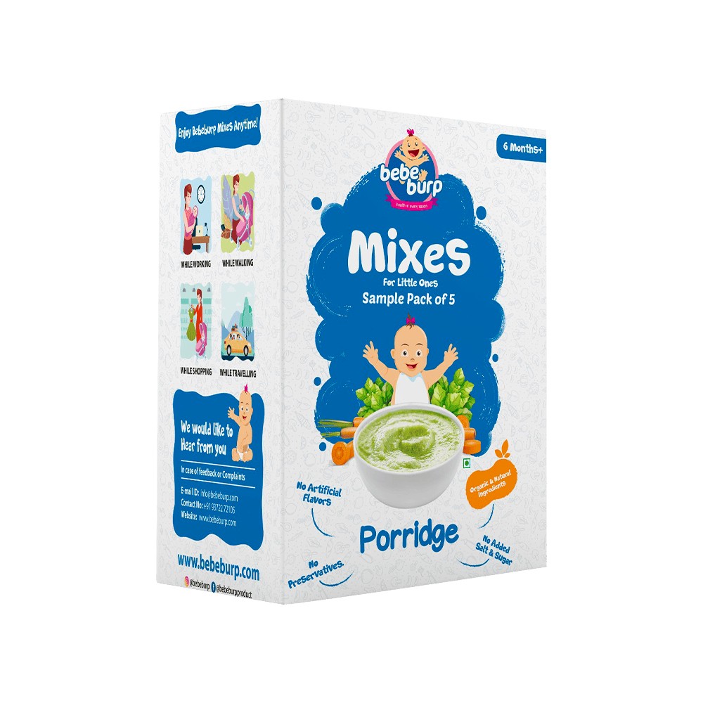 Bebe Burp Organic Mix Porridge Baby Cereal Price - Buy Online at Best ...