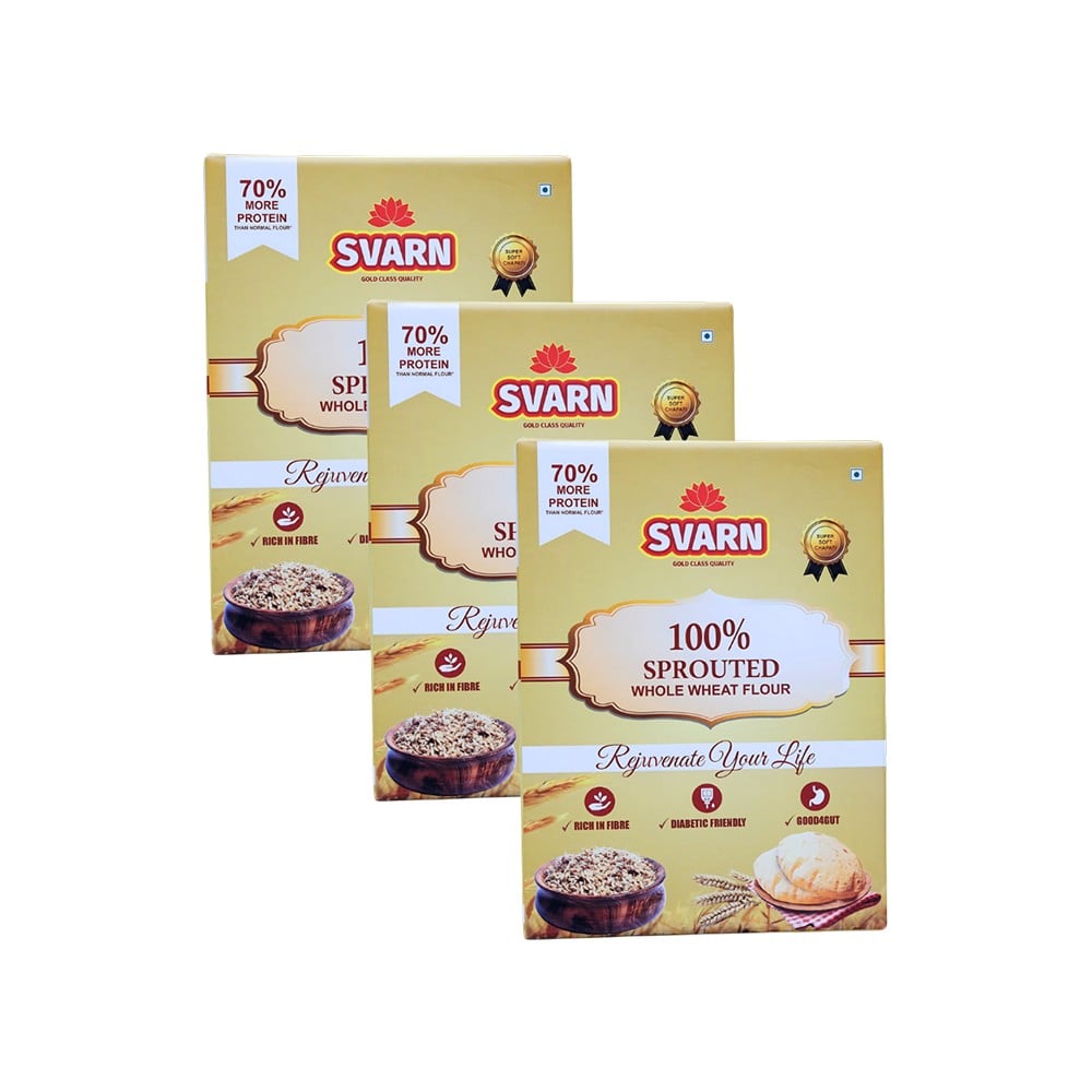 Svarn 100% Sprouted Whole Wheat Flour Price - Buy Online at Best Price ...