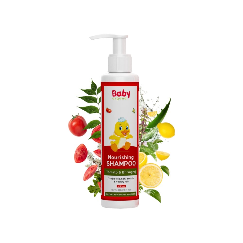 BabyOrgano Tomato & Bhringraj Nourishing Baby Shampoo Price - Buy ...