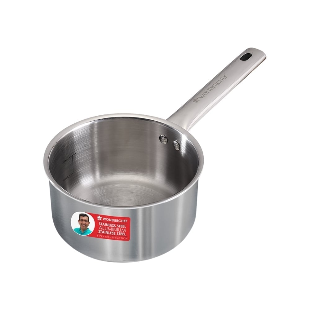 Wonderchef Milk Pan (Stainless Steel) Price - Buy Online at ₹1289 in India