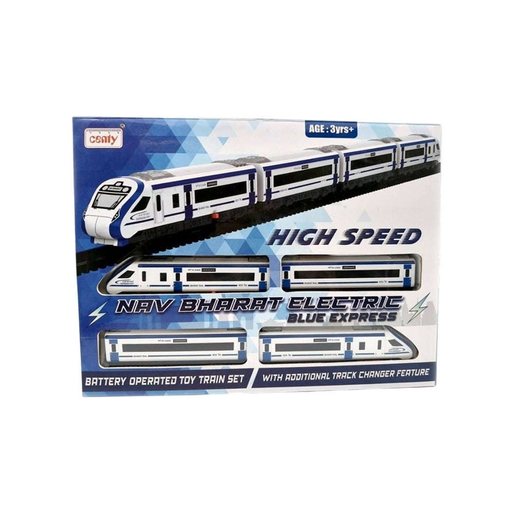 Centy Toys Nav Bharat Blue Express Train Set (Blue) Price - Buy Online ...