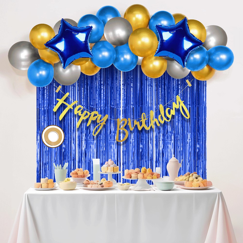 Blue Theme Decoration Kit Party Propz Price - Buy Online at ₹249 in India