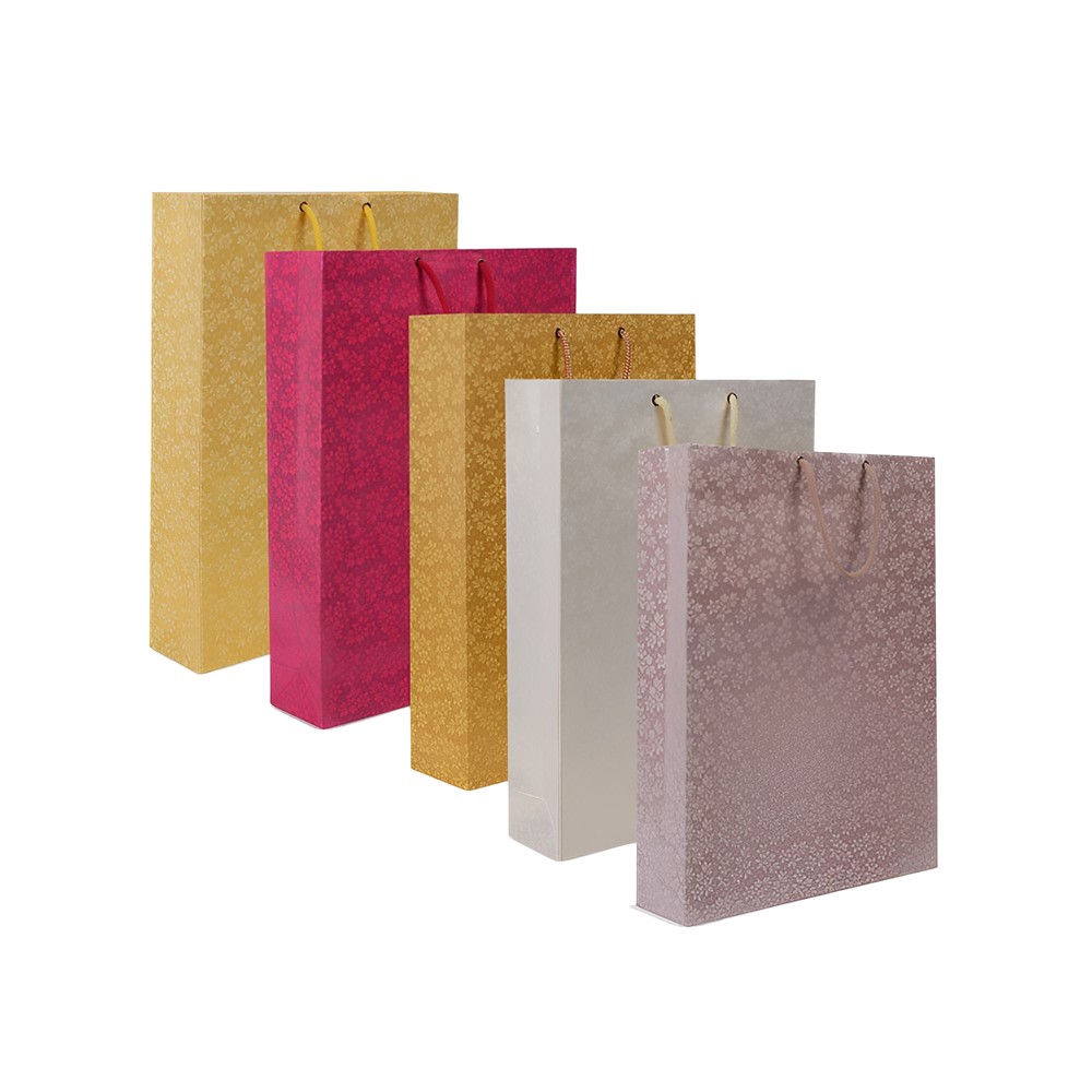 Metallic Shine Printed Paper Gift Bag (Colour May Vary) Price - Buy ...
