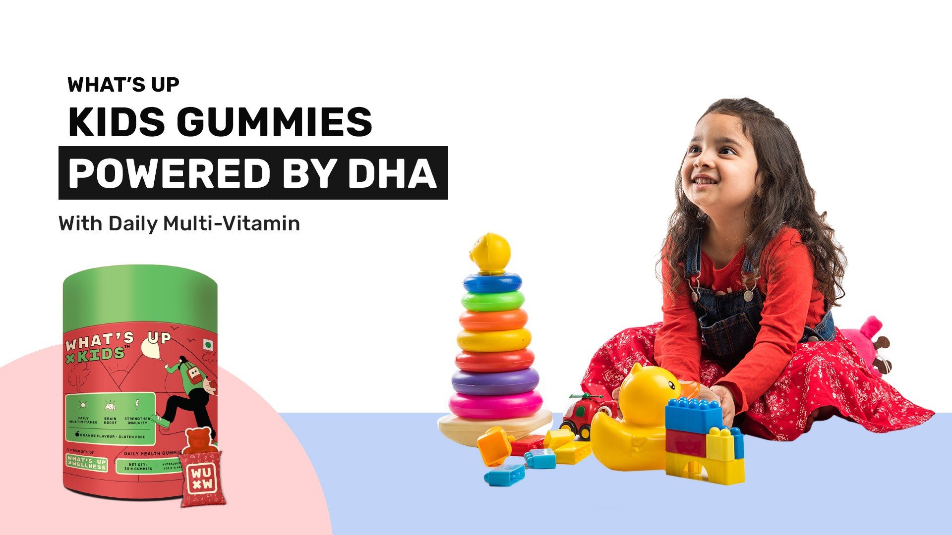 What's Up Wellness Kids Supplement Daily Gummies Price - Buy Online at ...