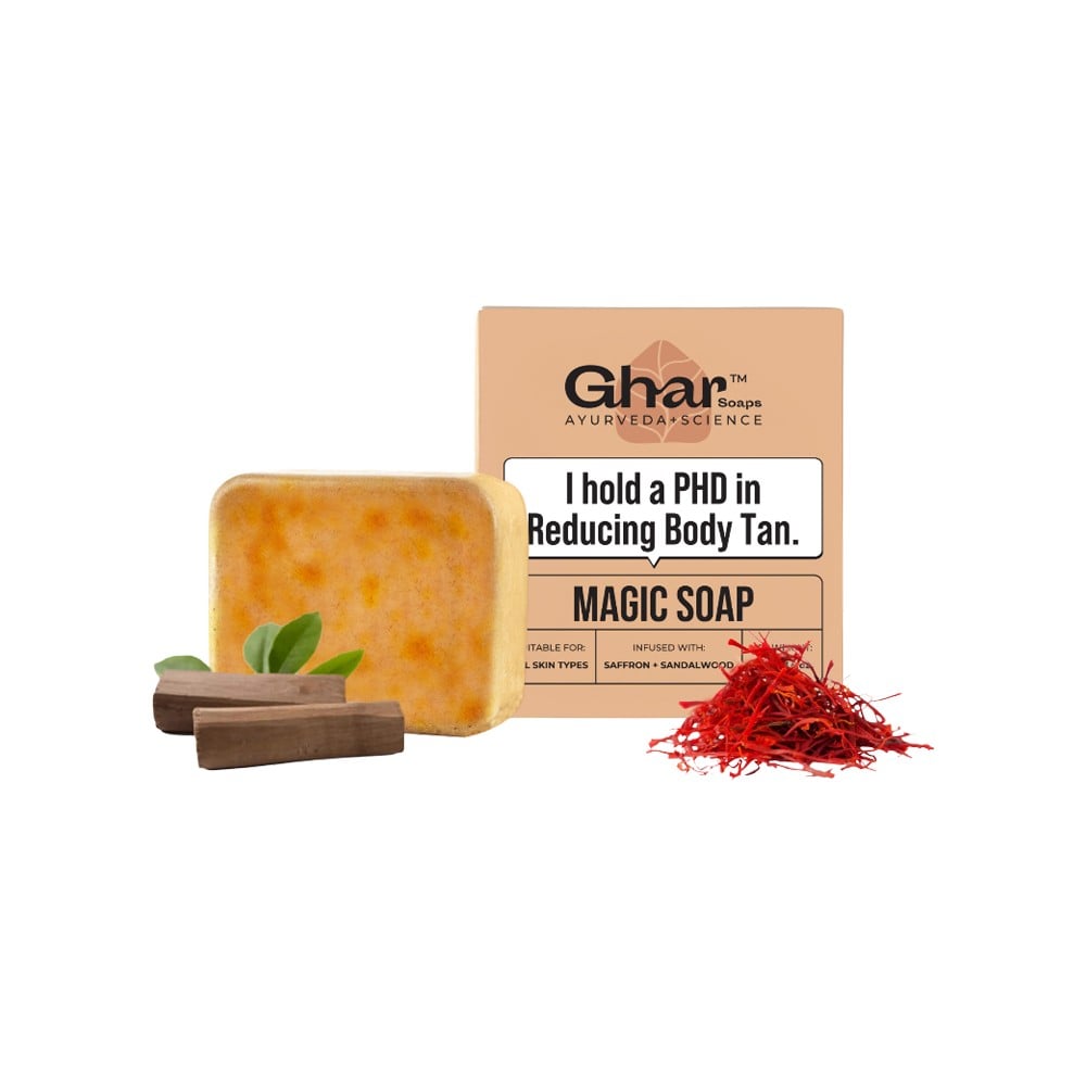 Ghar Soaps Sandalwood & Saffron Magic Soap Price - Buy Online at Best ...
