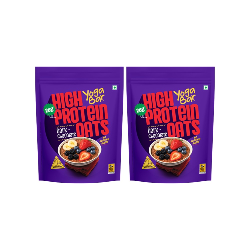 Yoga Bar 26g High Protein Oats - Dark Chocolate - Pack of 2 Price - Buy ...