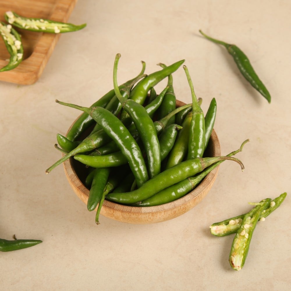 Green Chilli - 100 g (Hari Mirch) Price - Buy Online at Best Price in India