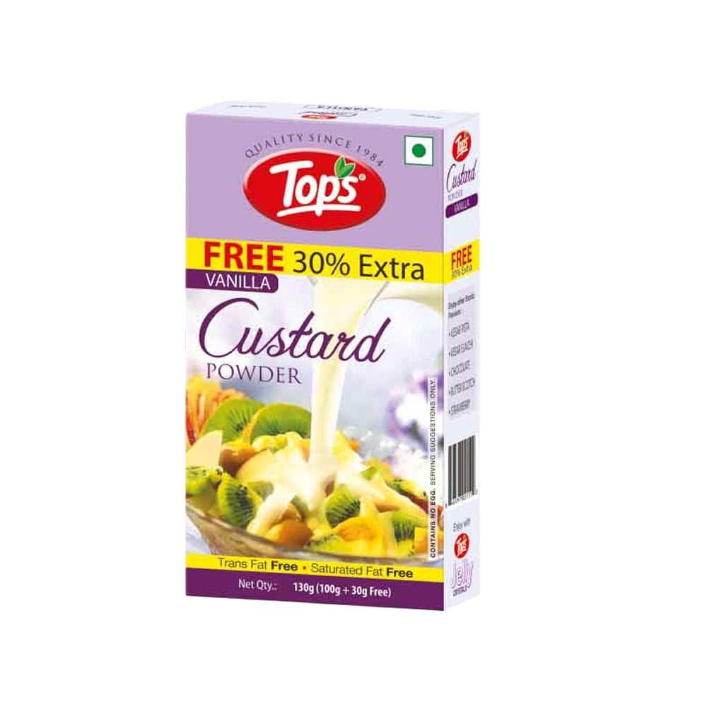 Tops Vanilla Custard Powder Price - Buy Online at ₹40 in India