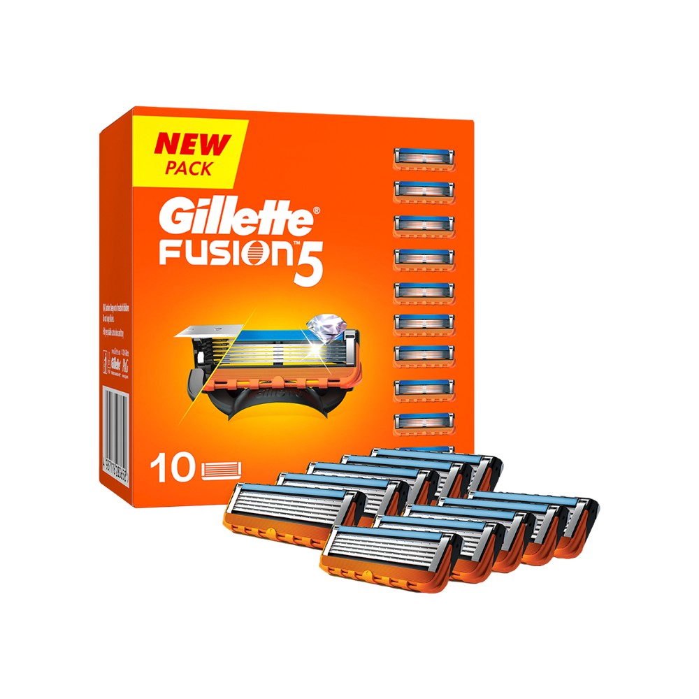 Gillette Fusion Men's Razor Cartridge - 10 units Price - Buy Online at ...