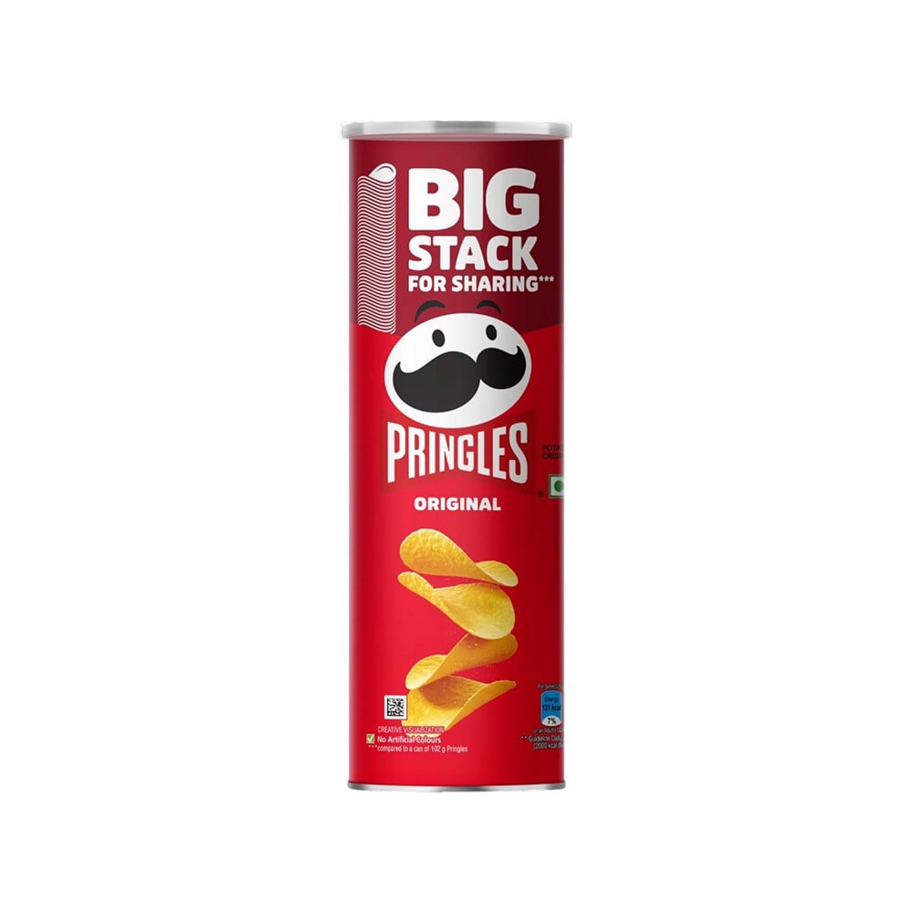 Pringles Original Potato Chips 134 g Price - Buy Online at ₹124 in India
