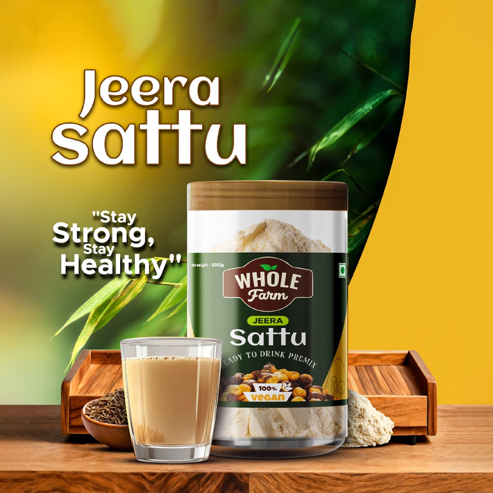 Whole Farm Premium Jeera Flavoured Sattu Price - Buy Online at ₹140 in ...