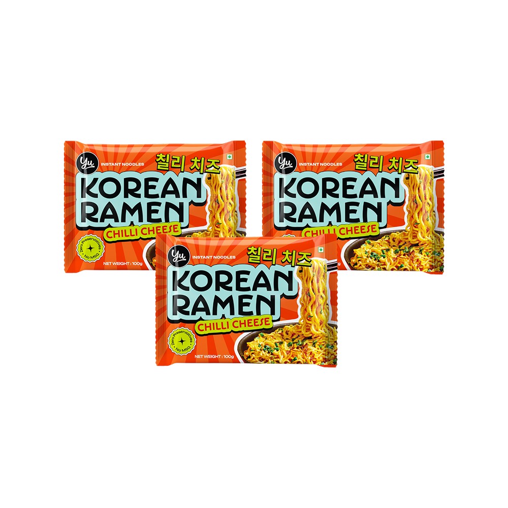 Yu Chilli Cheese Korean Ramen Instant Noodles - Pack of 3 Price - Buy ...
