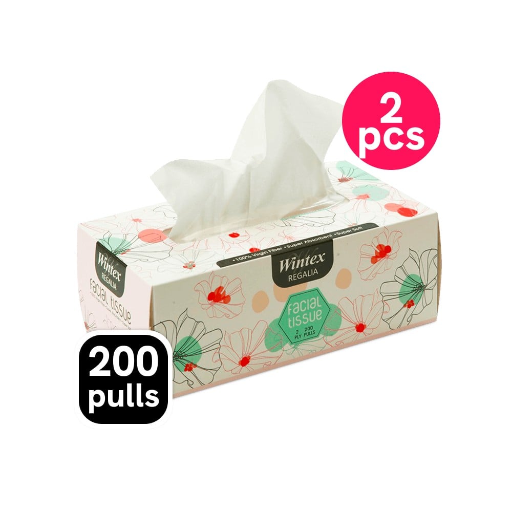 Wintex Regalia Floral Design Face Tissue (2 Ply) - Pack of 2 Price ...