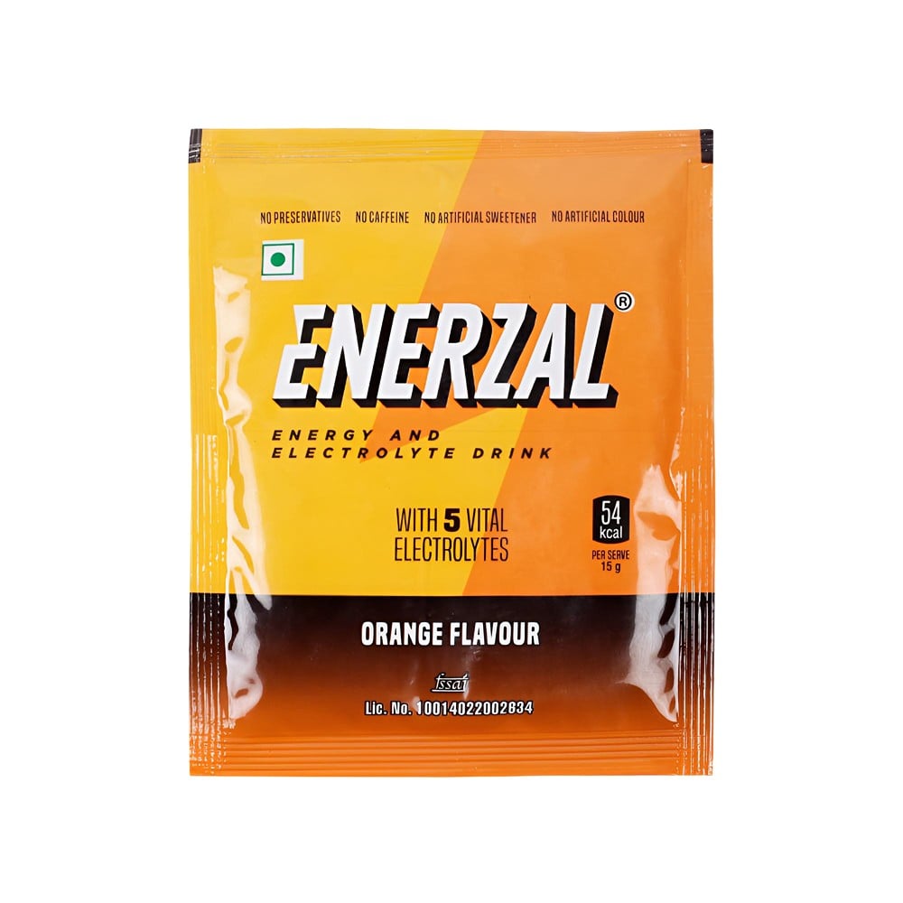 Enerzal Energy & Electrolyte Powder Drink (Orange Flavour) Price - Buy ...