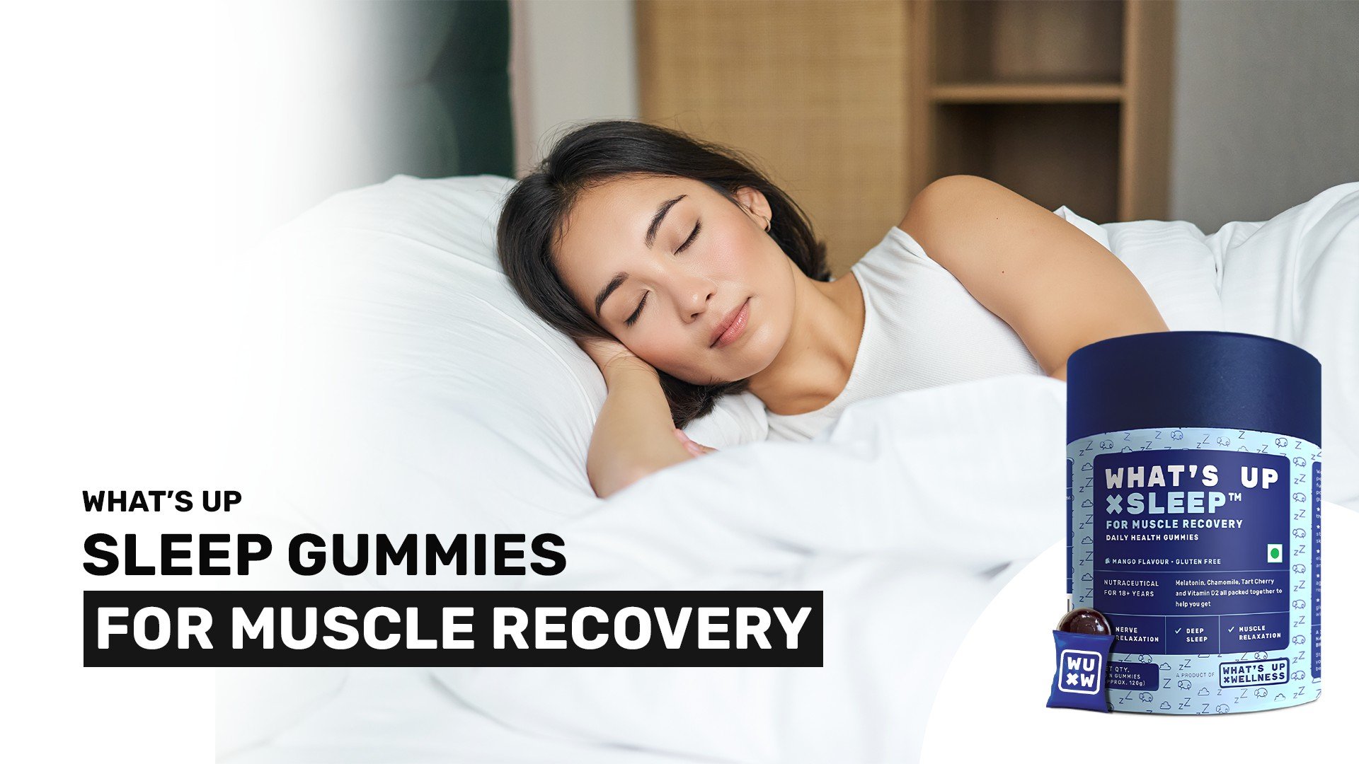 What's Up Wellness Melatonin Sleep Supplement Price - Buy Online at ...