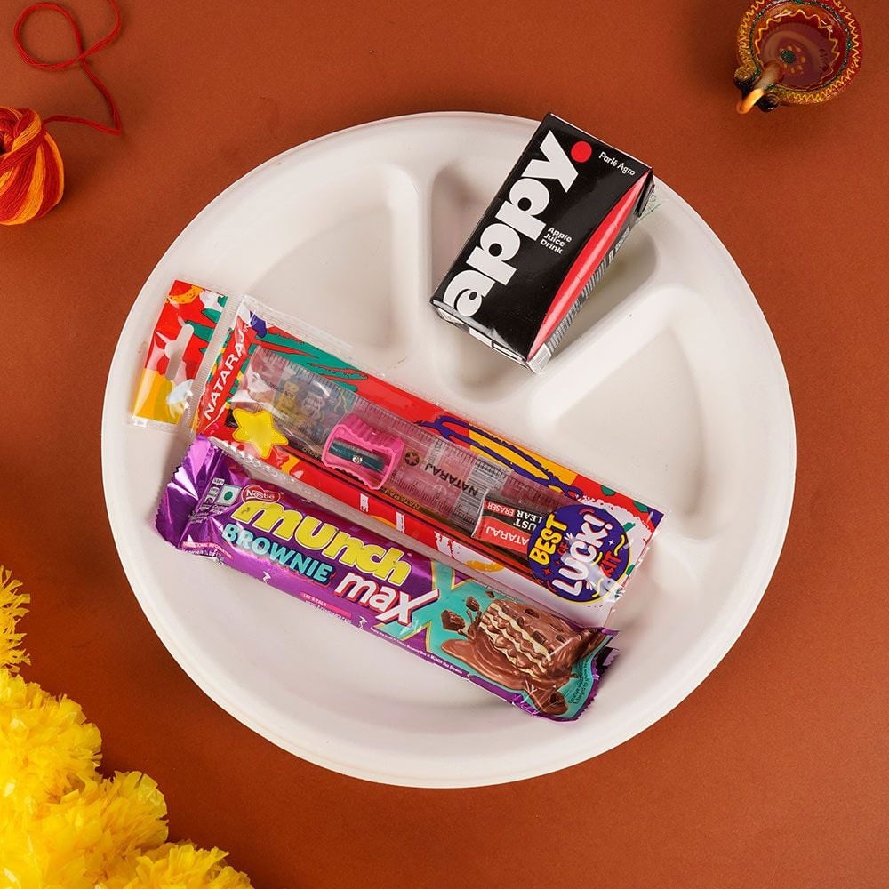 Kanjak Plate - Pack of 10 (Appy, Munch Chocolate, Gel pen) Price - Buy ...
