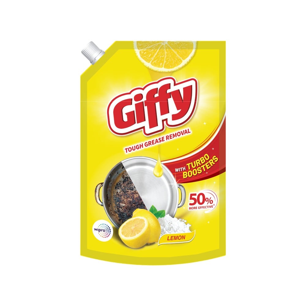 Giffy Dishwash Gel with Active Salt & Lemon Price - Buy Online at ₹132 ...