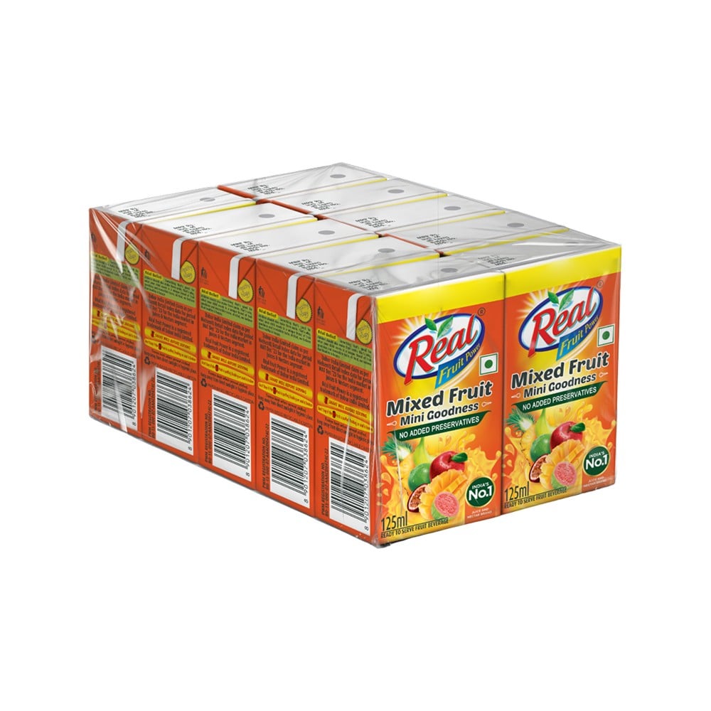 Real Mixed Juice (Pack of 10) Price - Buy Online at ₹86 in India