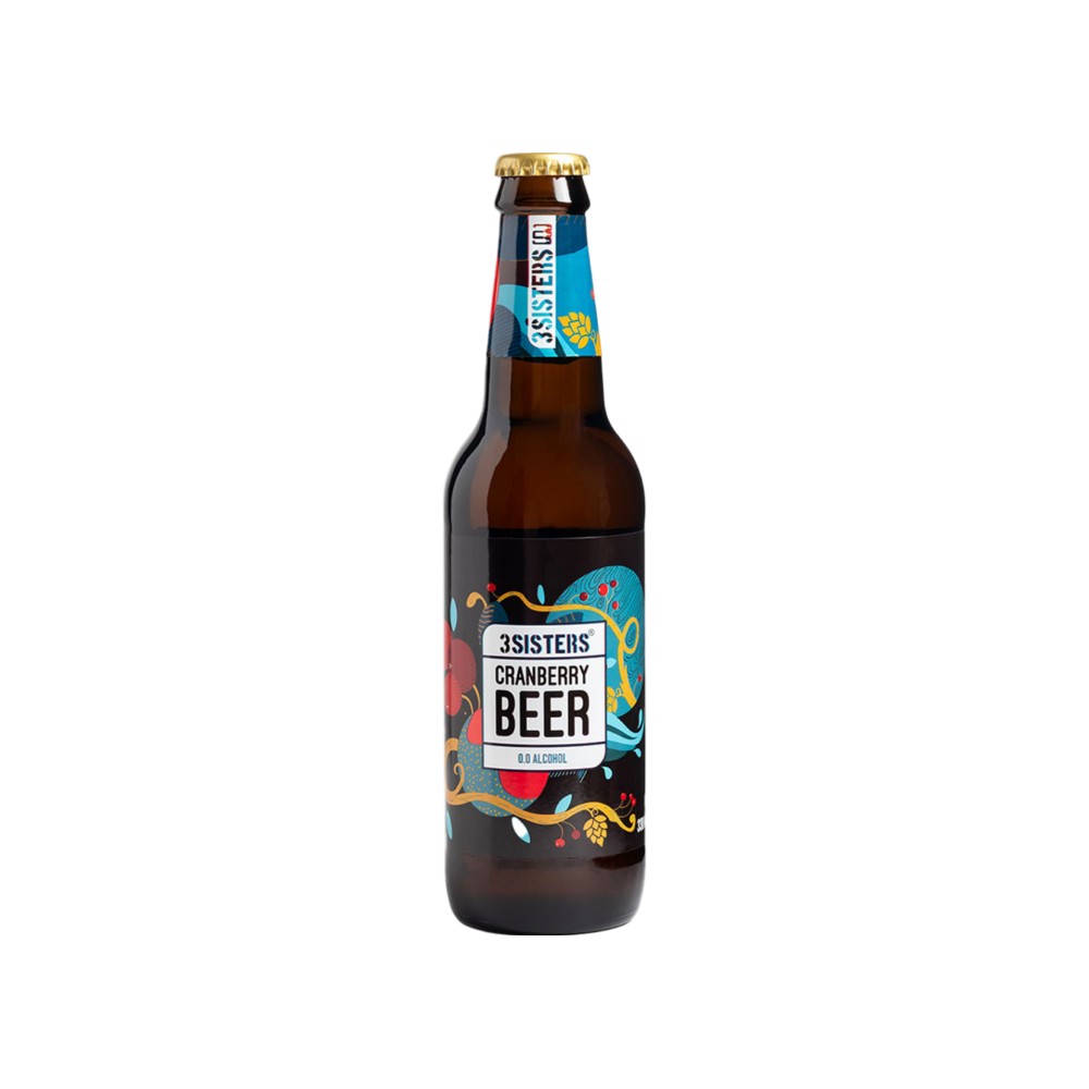 3 Sisters Cranberry Flavour Non-Alcoholic Beer Price - Buy Online at ...