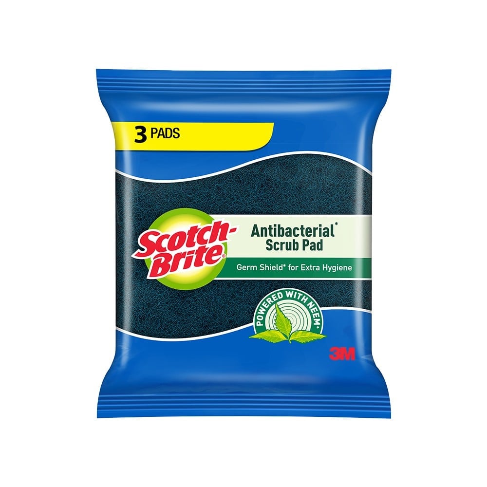 Scotch Brite Antibacterial Scrub Pad Price - Buy Online at ₹55 in India